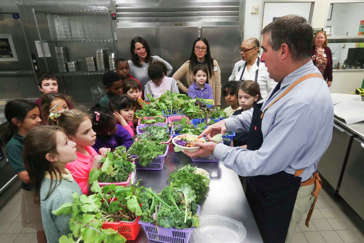 John Cooper lunch menu sees vegetables, herbs added from school garden