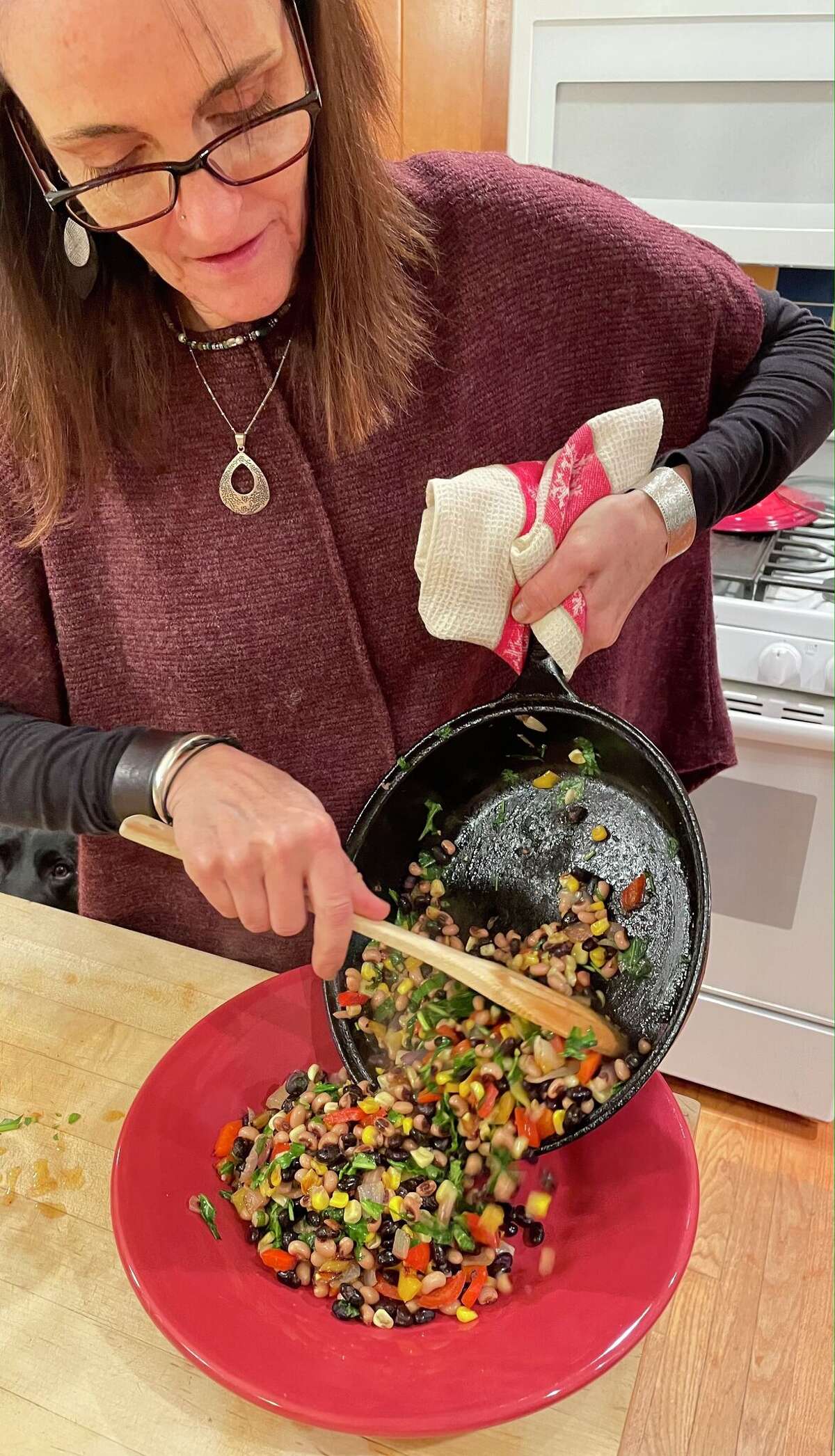 Winters in upstate New York call for cowboy caviar, broccoli tumeric soup