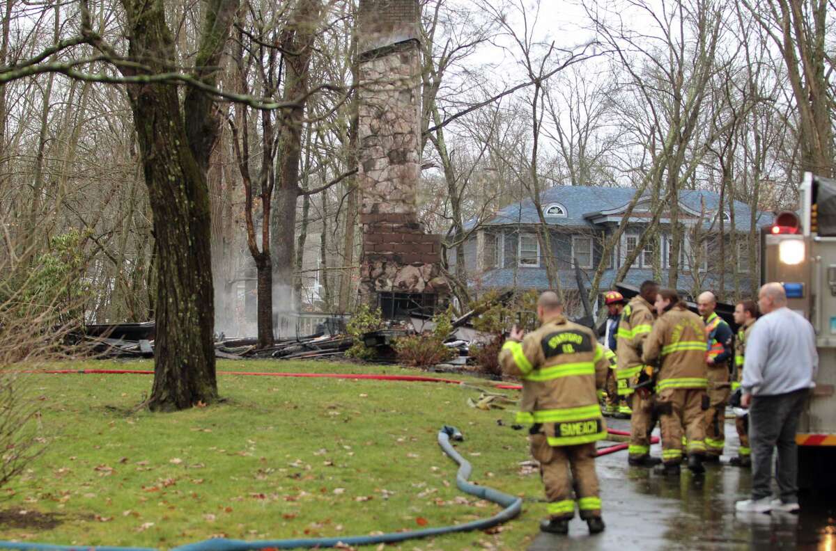 Fire 'completely' destroys North Stamford home, officials say