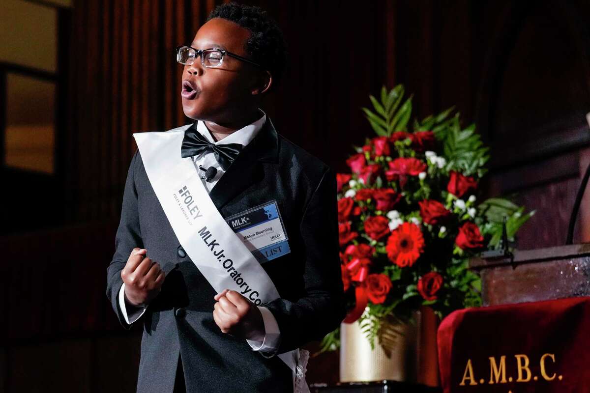 HISD students share stunning speeches on meaning of MLK Jr. Day