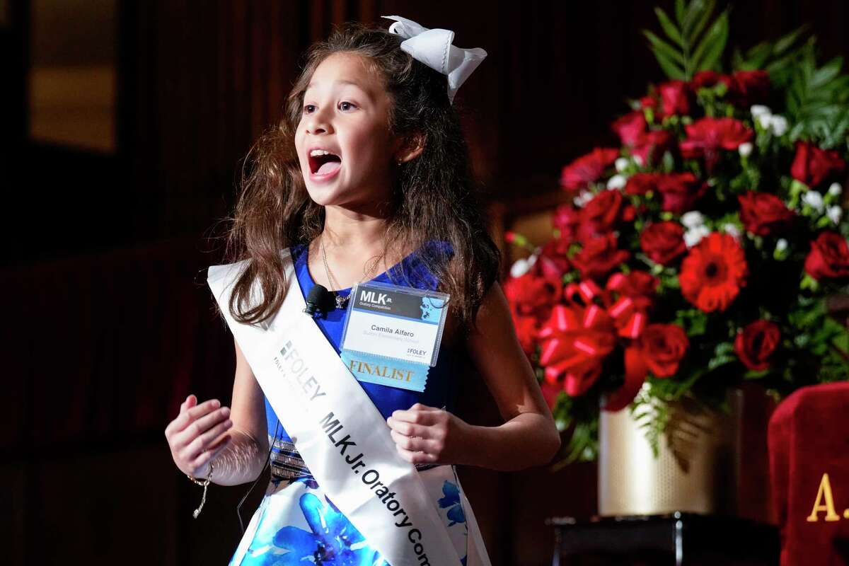 HISD students share stunning speeches on meaning of MLK Jr. Day