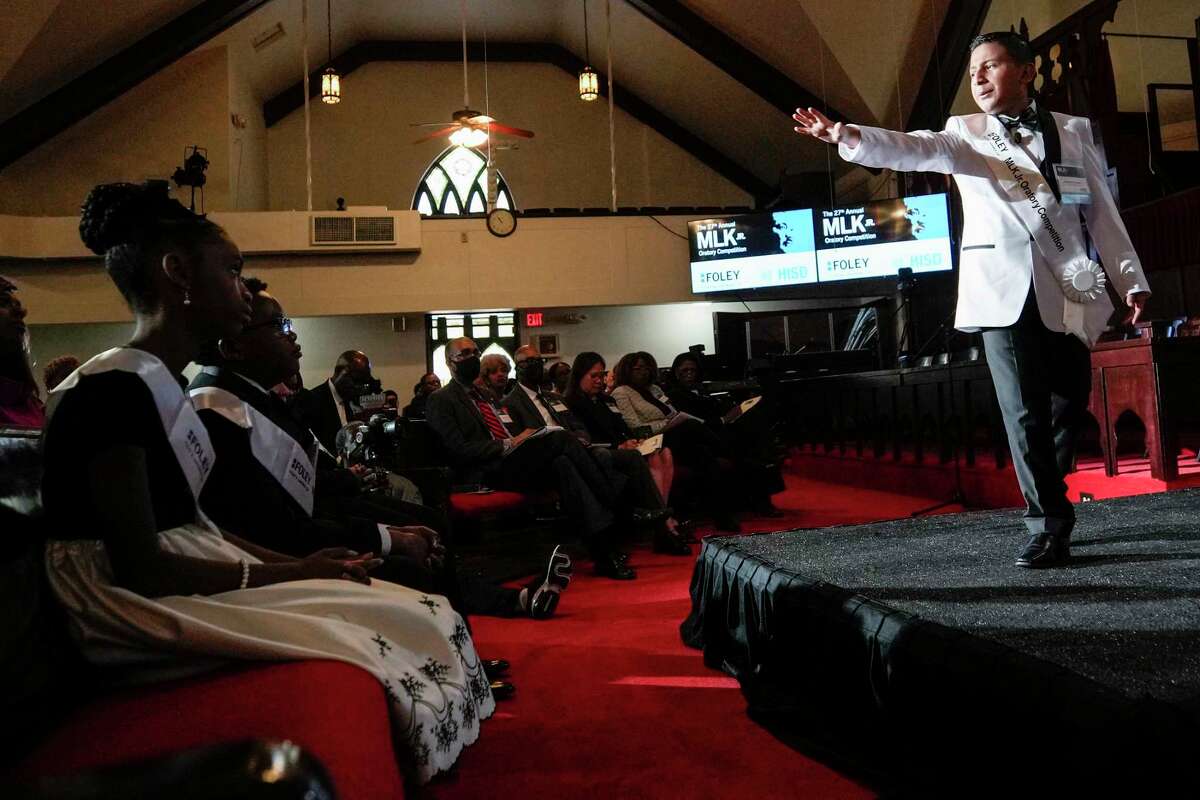 HISD students share stunning speeches on meaning of MLK Jr. Day