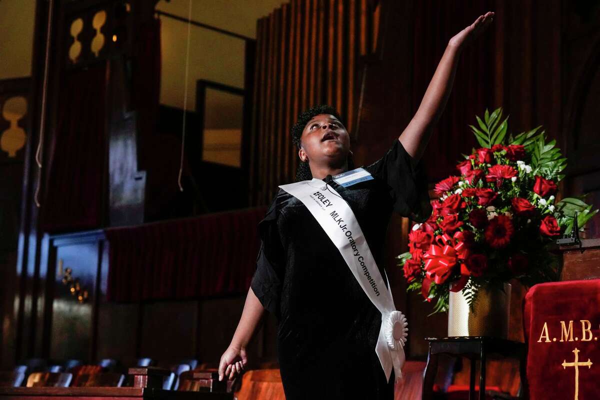 HISD students share stunning speeches on meaning of MLK Jr. Day