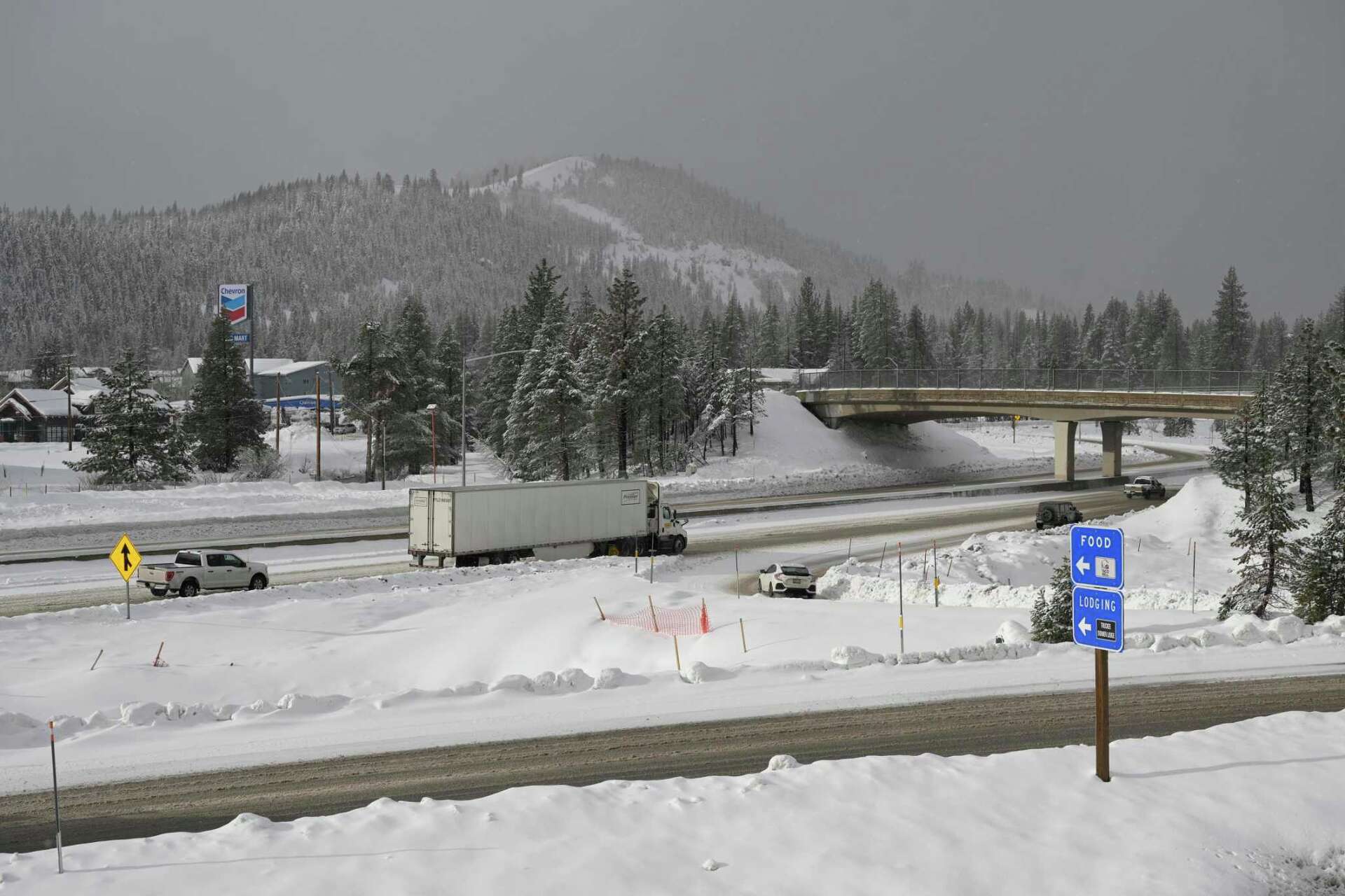 Tahoe report: Interstate 80 closed in both directions due to low ...