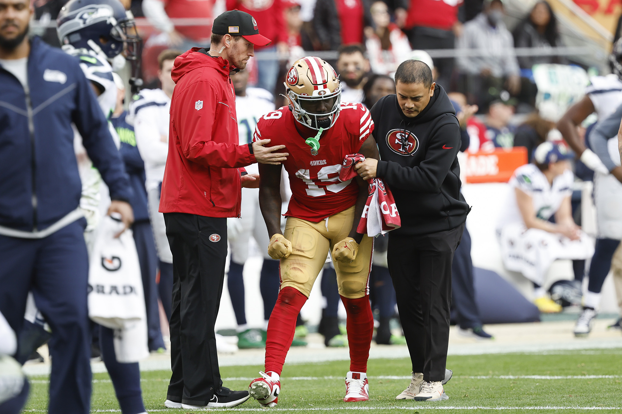 49ers 'pissed' after Seahawks' cheapshot on Deebo Samuel
