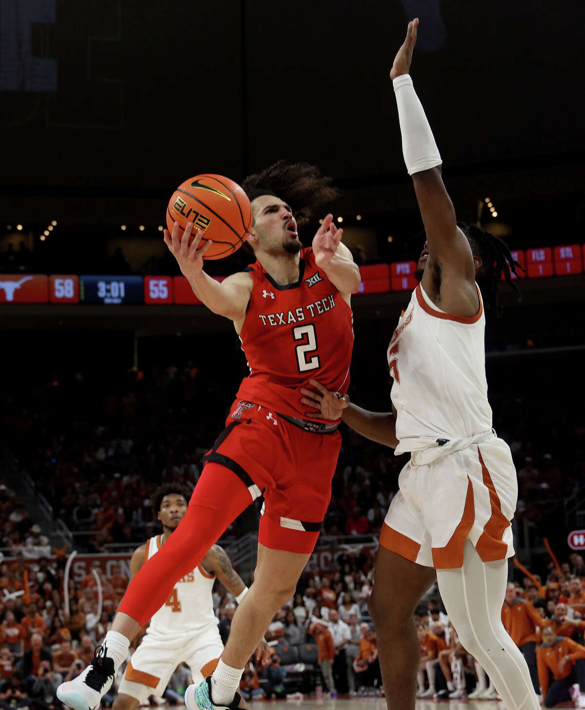 College basketball: No. 10 Texas downs Texas Tech in comeback win