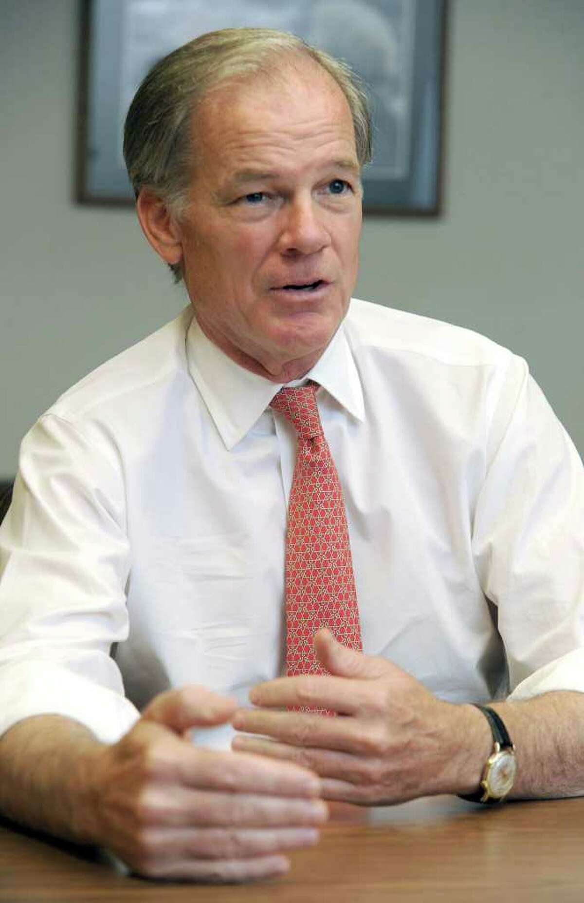 Foley pledges to cut spending, maintain education funding