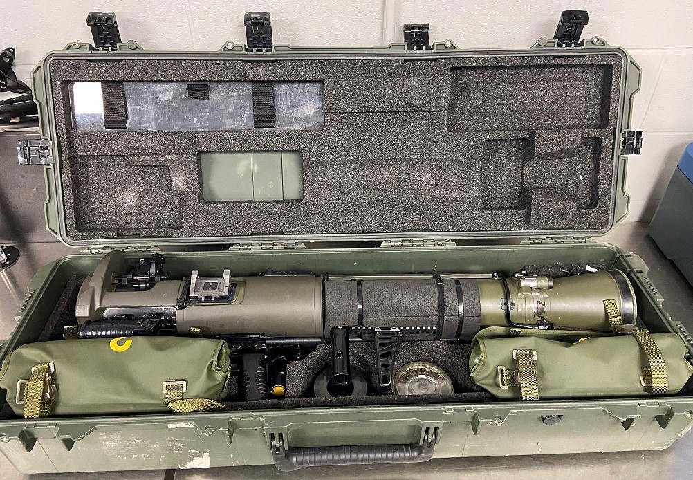 San Antonio airport TSA discover 84mm anti-tank weapon