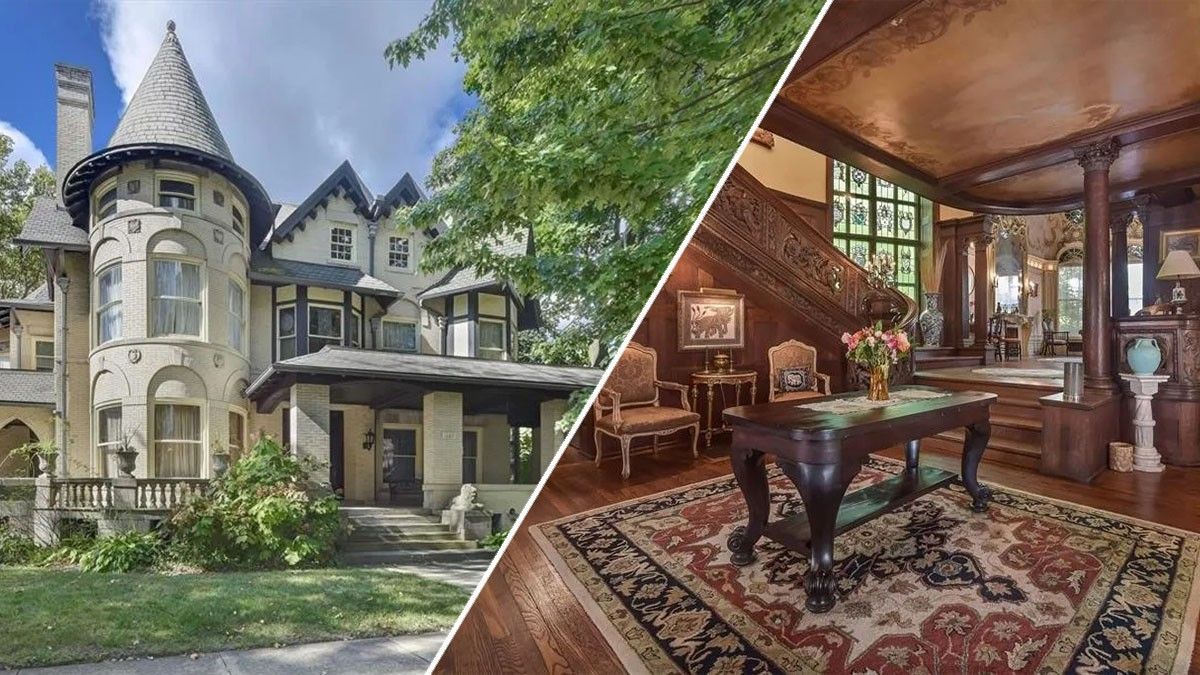 4-in-1 Wonder: Detroit Castle Is a $1.2M Trip Through Design History