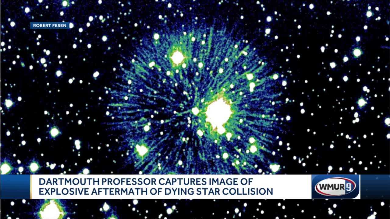 College professor captures image of aftermath of celestial collision