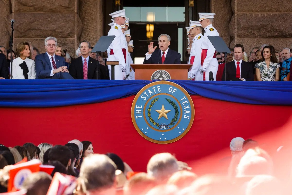 Gov. Greg Abbott says in inauguration speech Legislature will ...