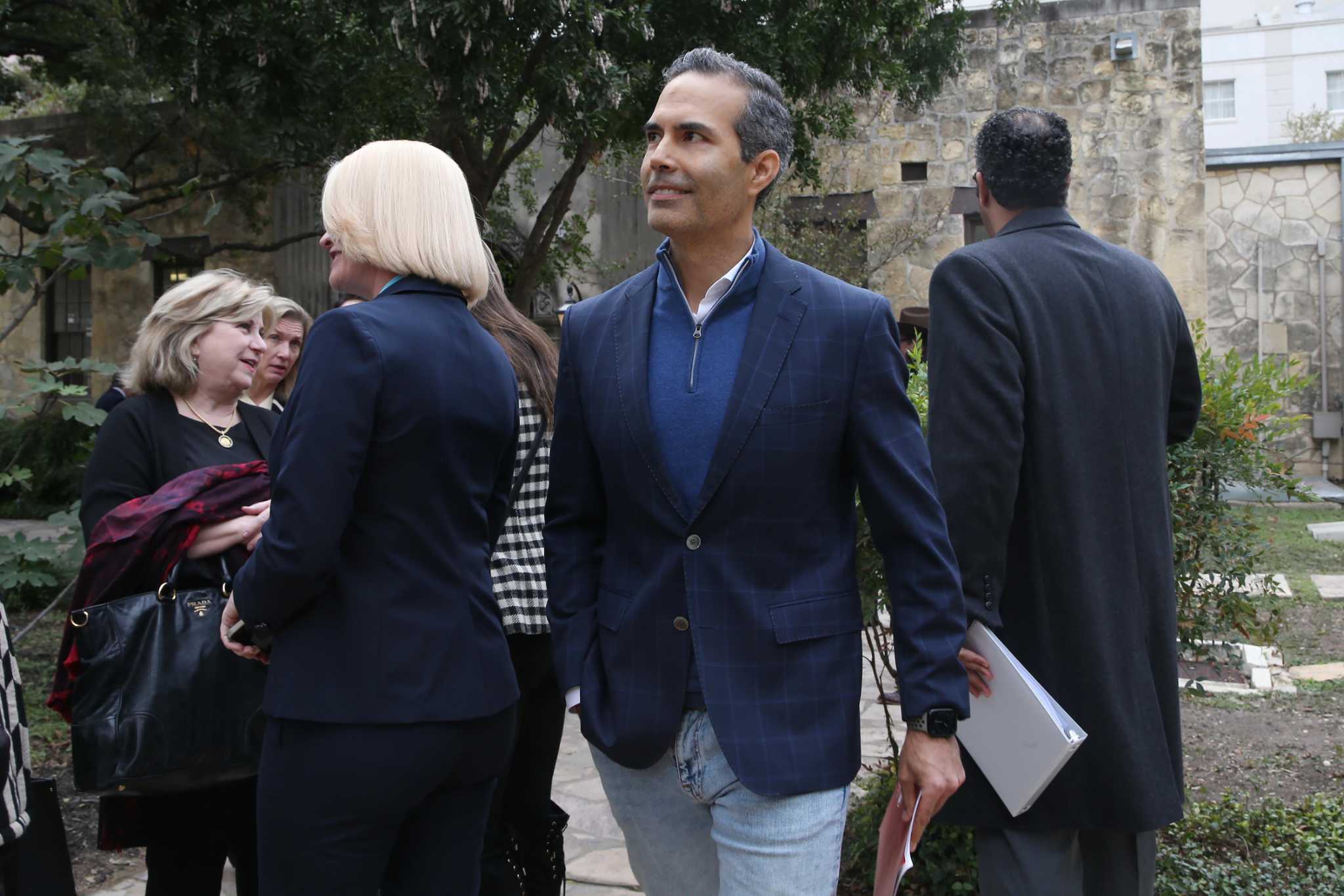 Bush reflects on Alamo project, his own political future