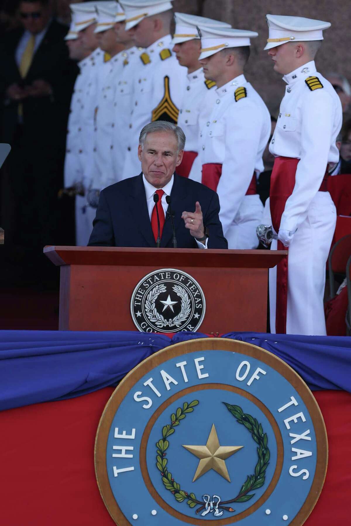 Gov. Greg Abbott sworn in for record-tying 3rd term