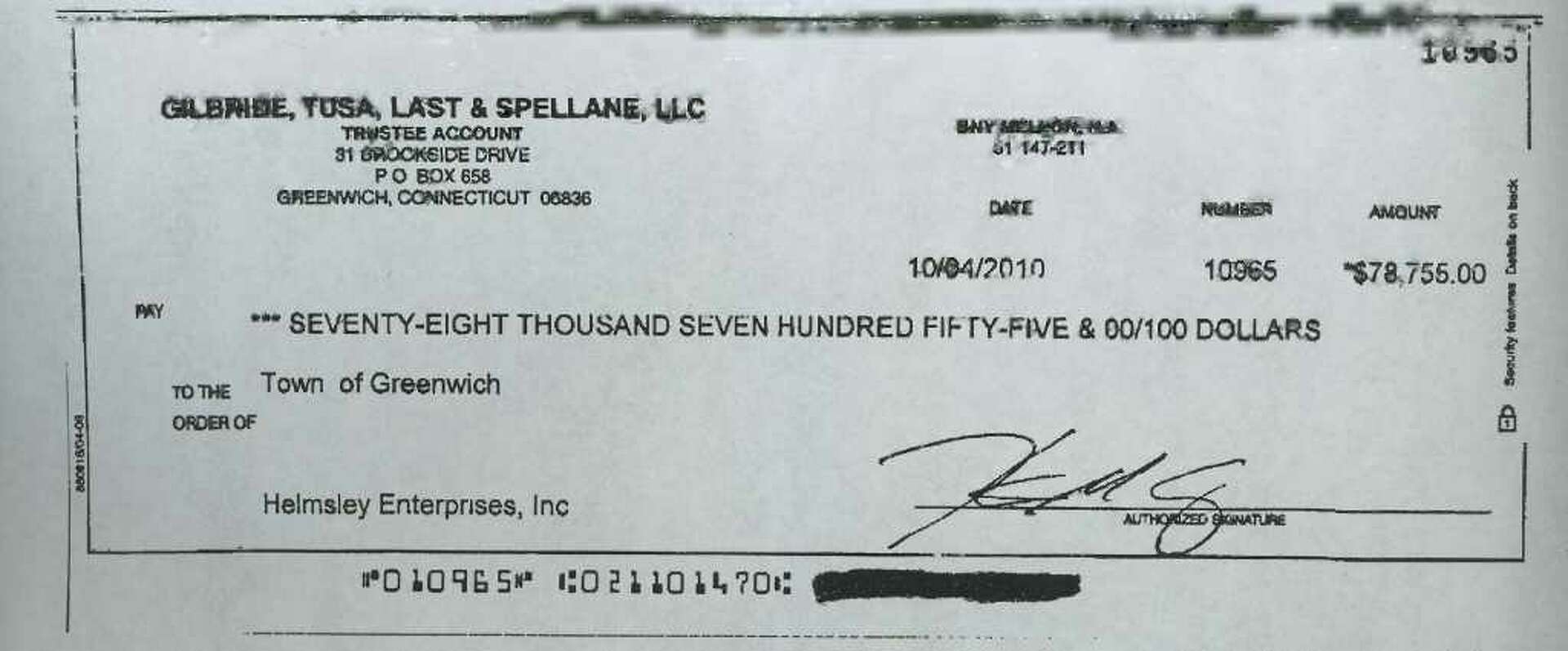 Sale of Helmsley estate nets town $78,755 in conveyance taxes