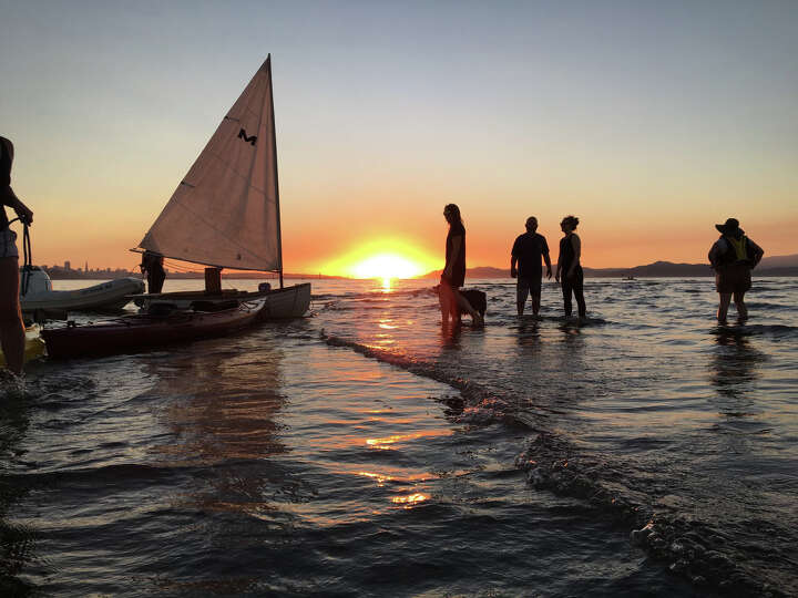 Partying on a secret Bay Area island exposed by king tides