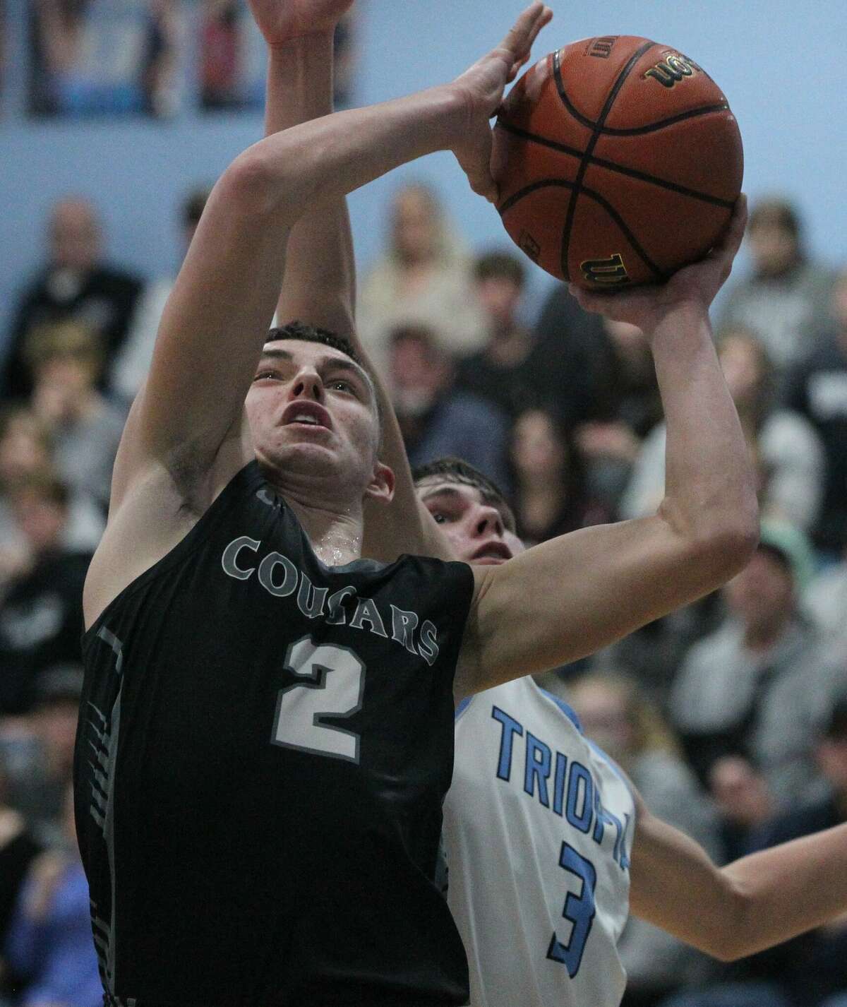 Zack Evans scores 25 points as West Central beats Triopia in a wild one