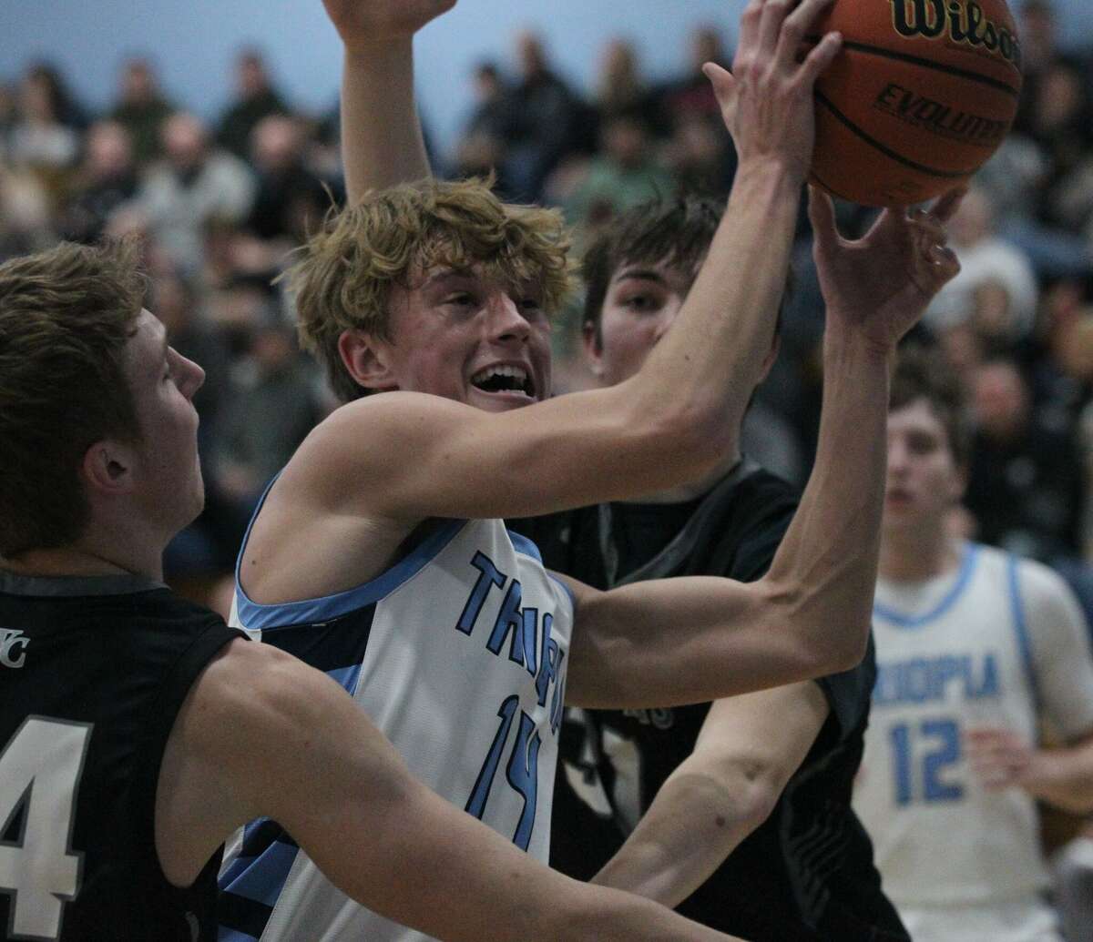 Zack Evans scores 25 points as West Central beats Triopia in a wild one