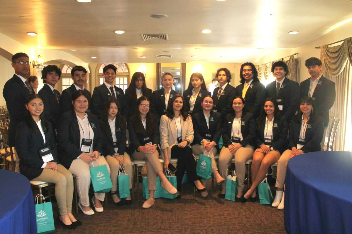 United South HS business magnet students attend border conference