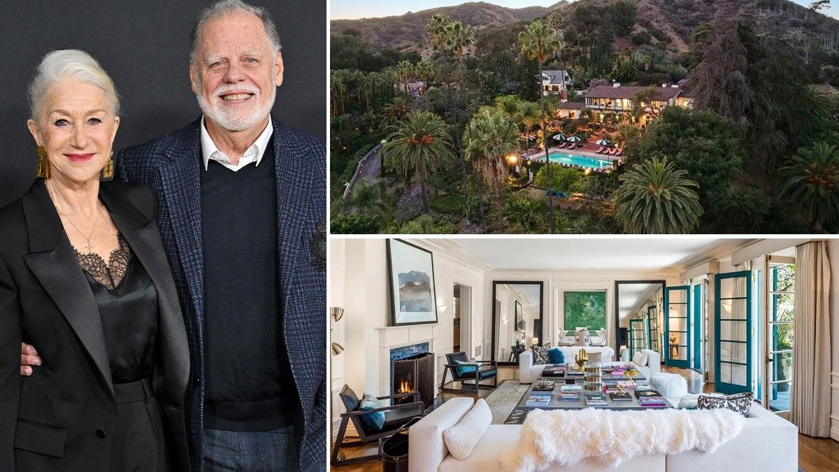 Helen Mirren and Taylor Hackford Slice the Price on Their Hollywood Estate