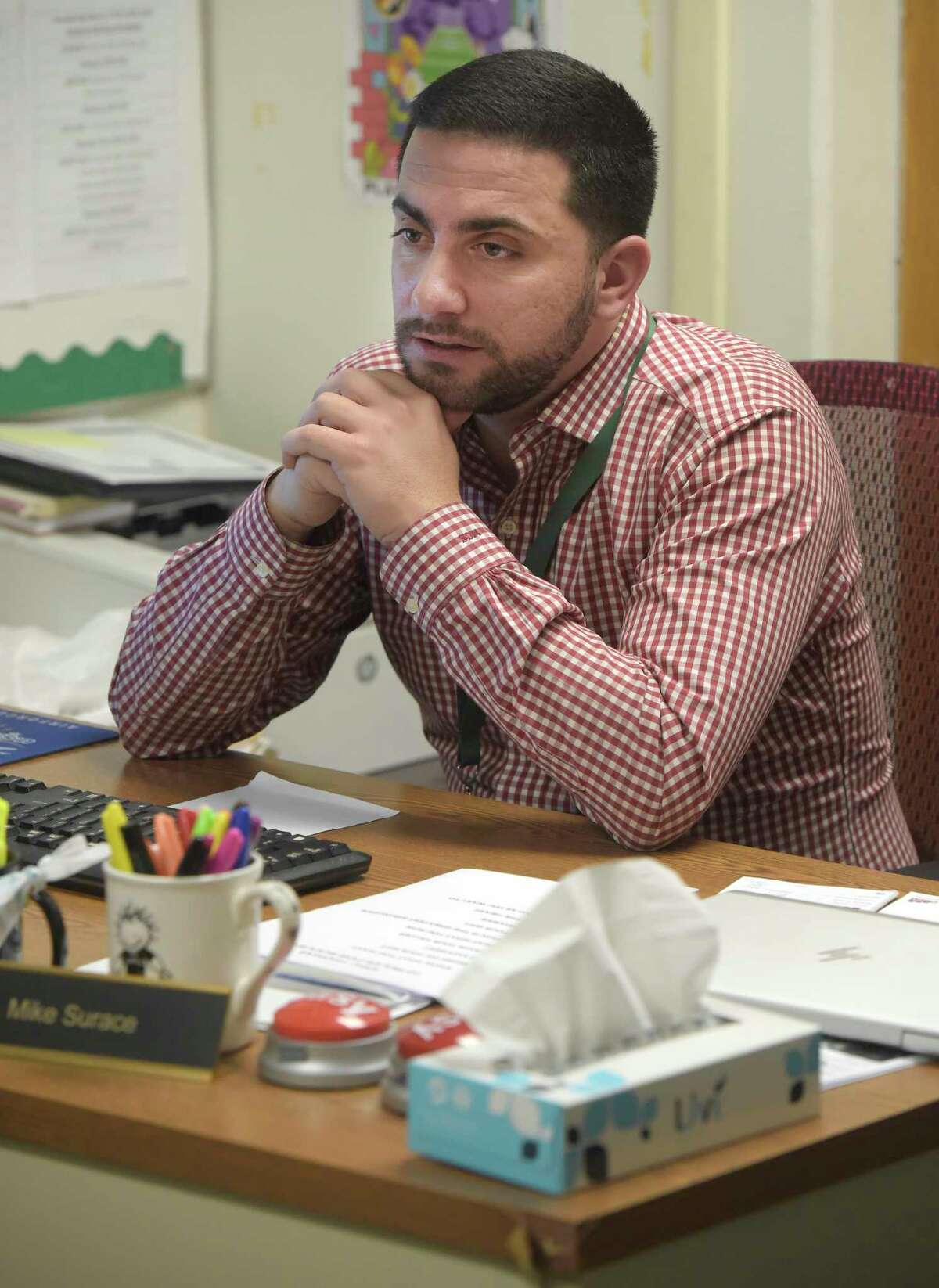 A day in the life of Norwalk High School counselor Mike Surace