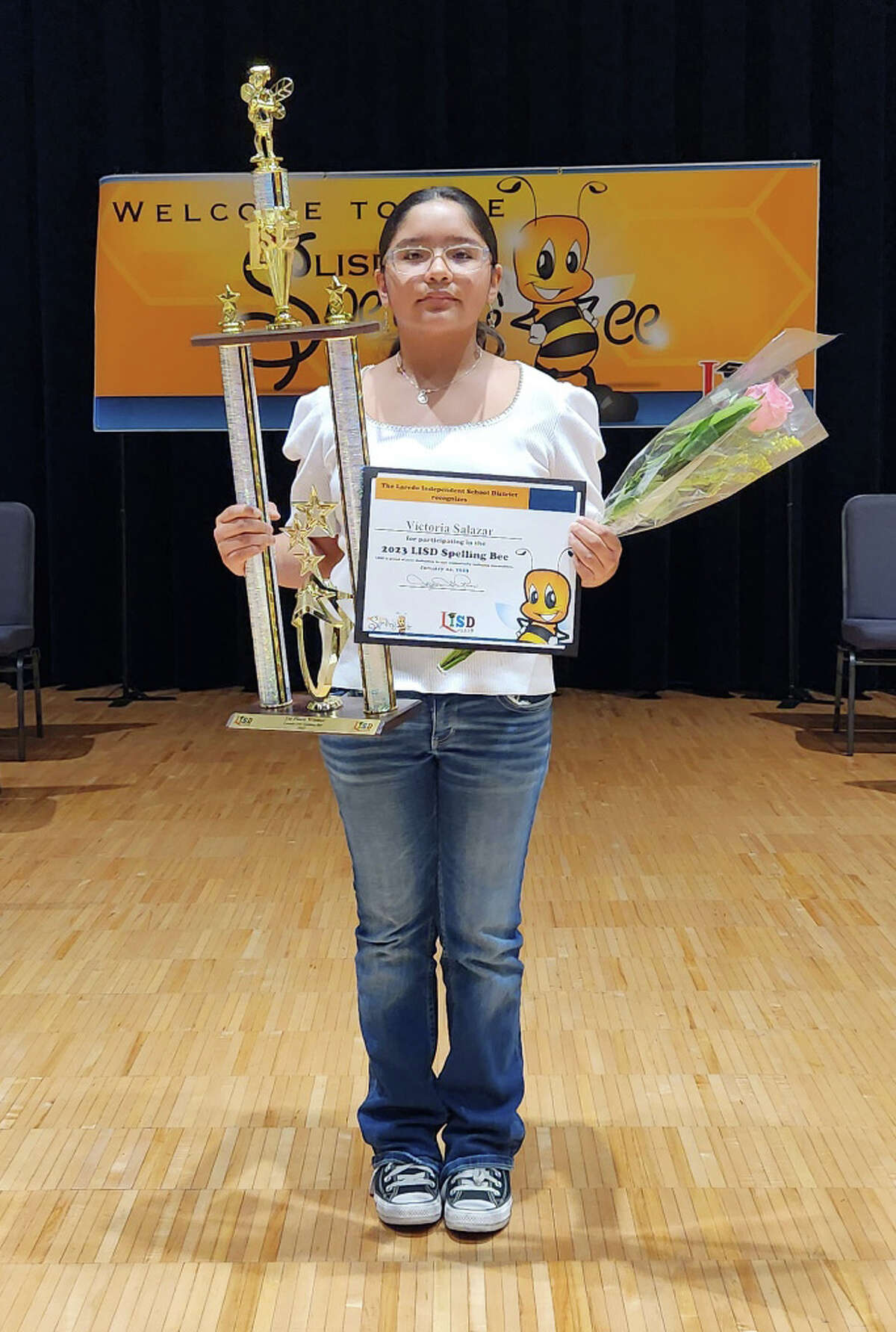 Farias Elementary student wins back-to-back LISD Spelling Bees
