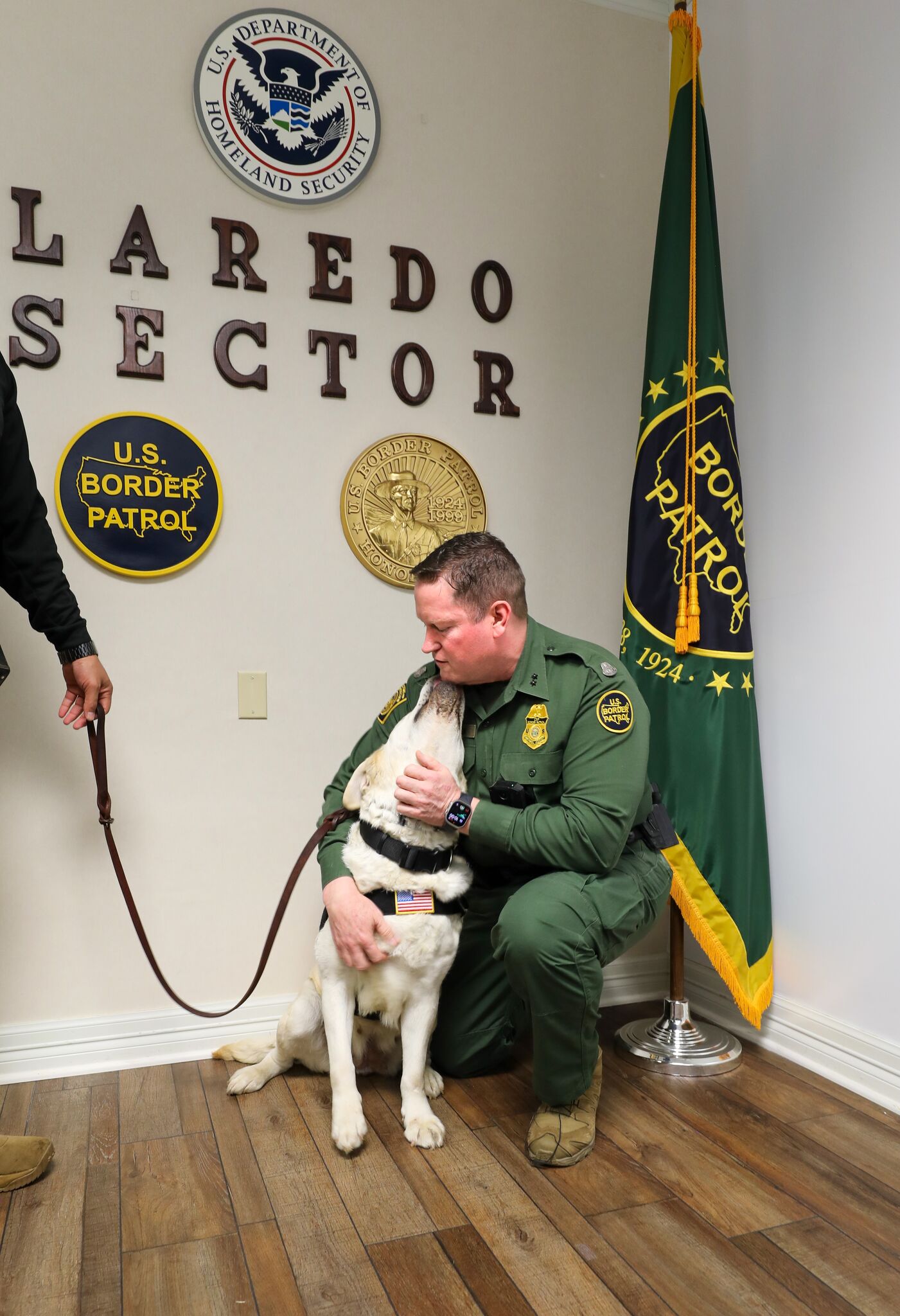 Laredo Sector Border Patrol welcomes their first support canine
