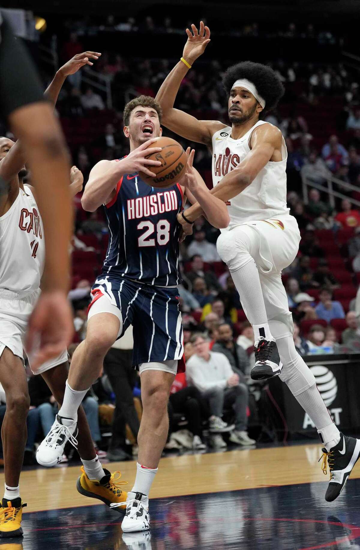 Josh Christopher fills in for a Rockets team short of point guards