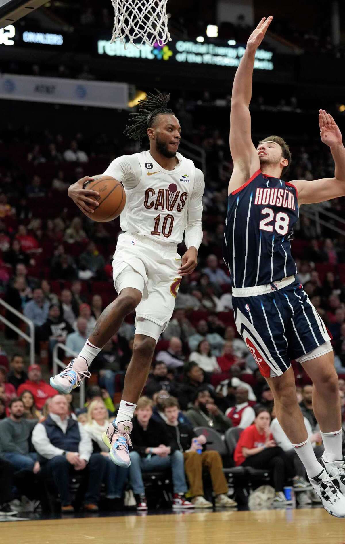 Josh Christopher fills in for a Rockets team short of point guards