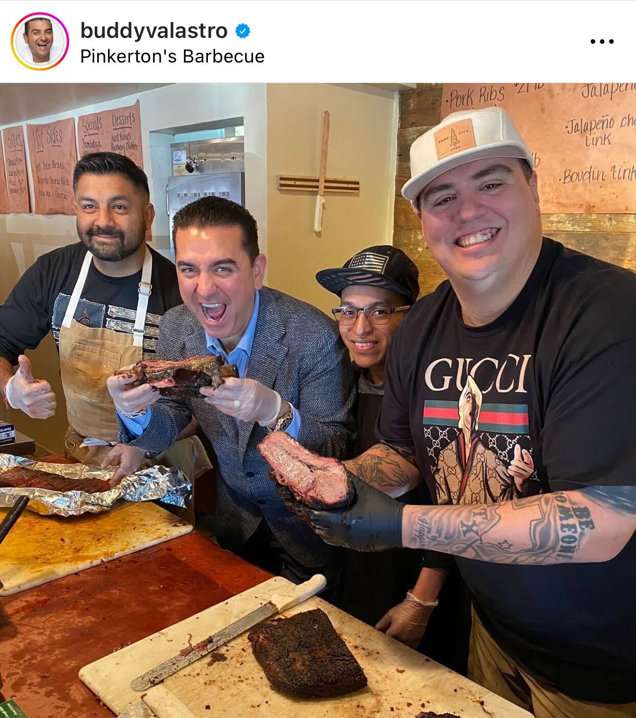 'Cake Boss' star stops by Pinkerton's Barbecue in Houston