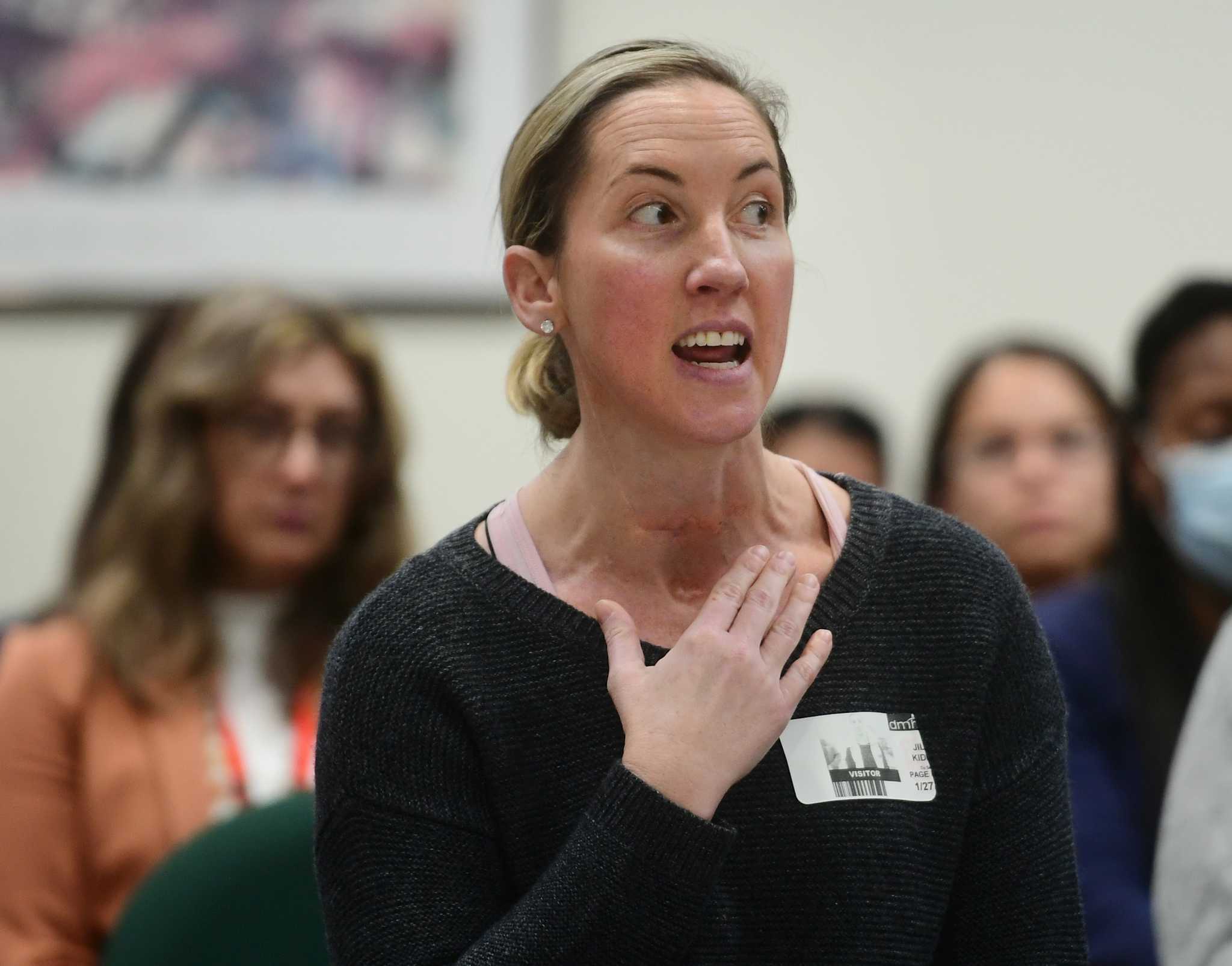 Board upholds transfer of woman who nearly killed Hartford cop