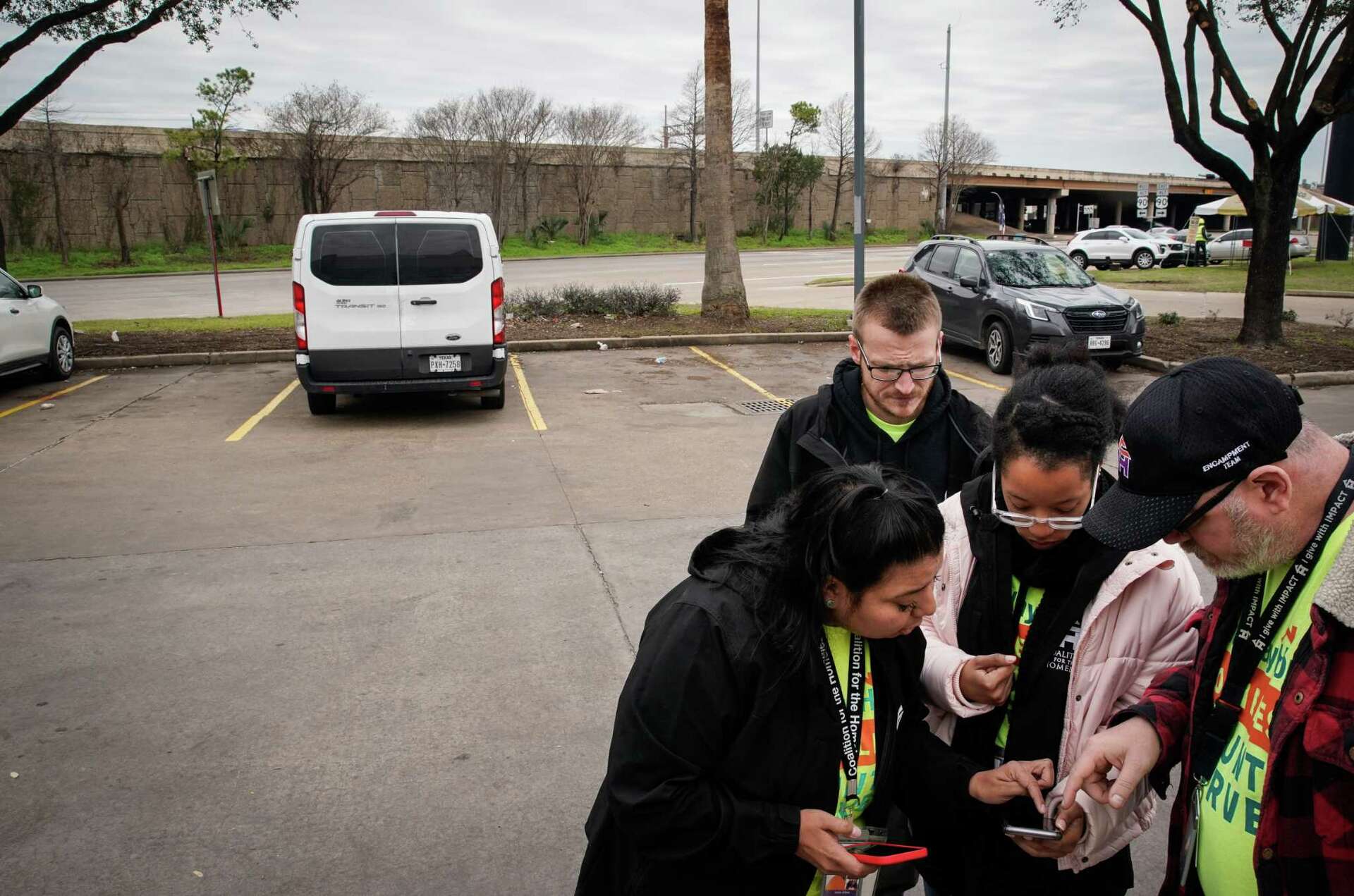 Volunteers survey Houston's homeless population in annual count
