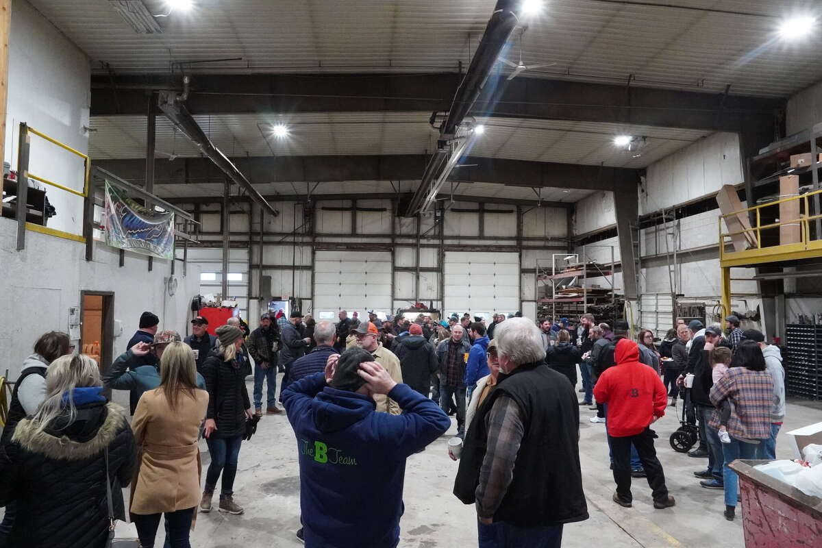 Memorial semi-truck parade through Huron County for Daniel Garnder