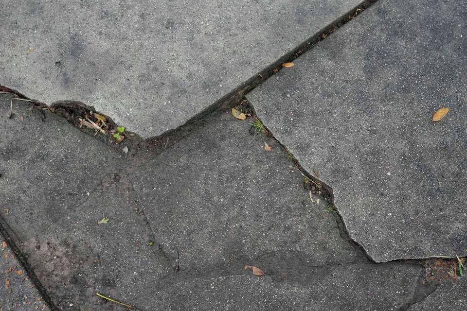 Houston's worst sidewalks, from giant cracks to bad crosswalks