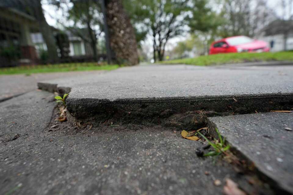 Houston's worst sidewalks, from giant cracks to bad crosswalks