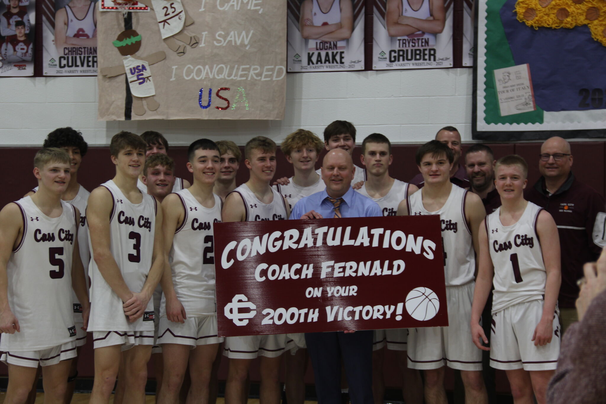 Fernald collects 200th career coaching win as Cass City defeats USA