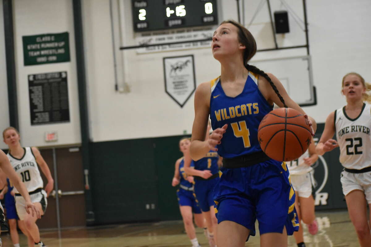 Evart girls basketball have strong showing over Pine River