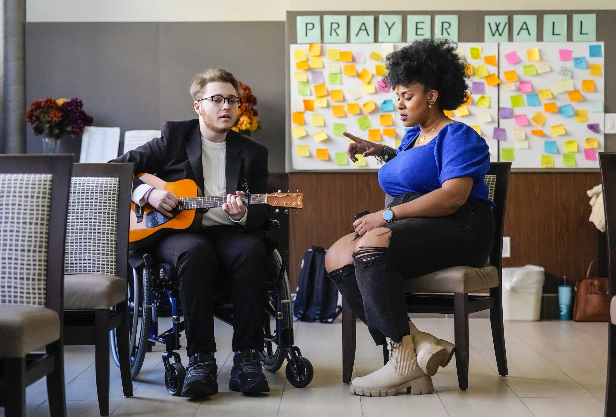 Music therapy helped Katy teen relearn how to walk after spinal injury