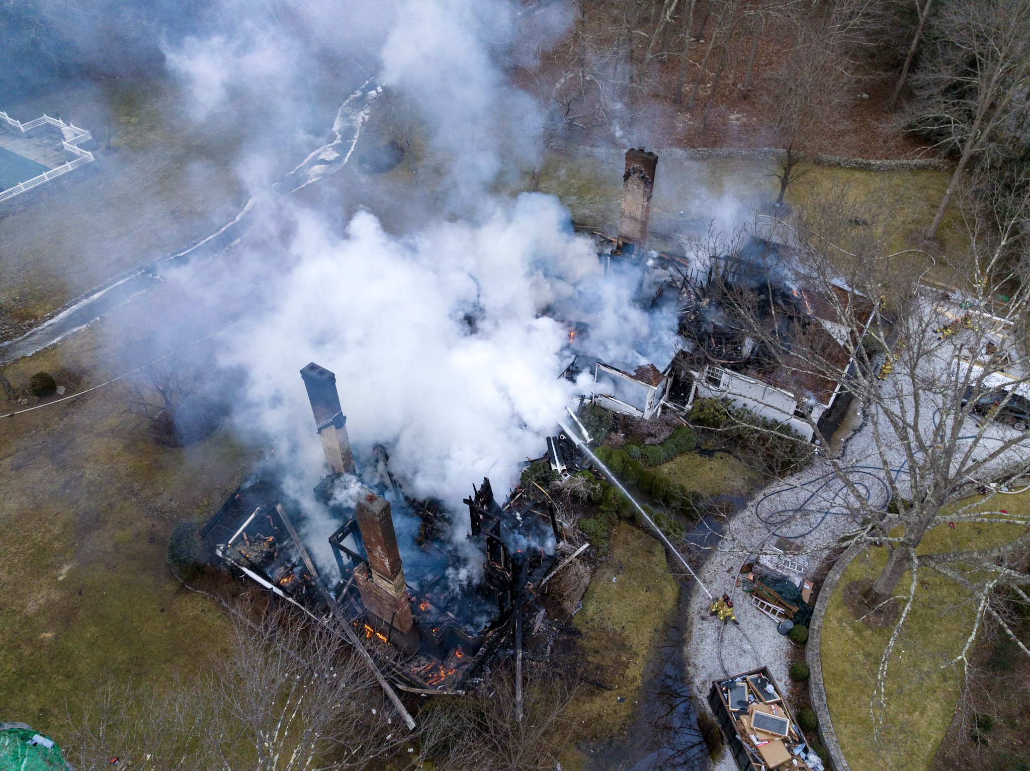 Two Weston homes catch fire Saturday, officials say