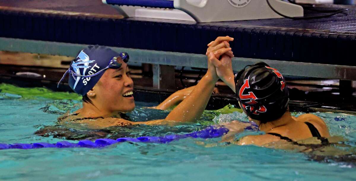 Johnson’s Jada Scott finds new golden paths at swimming regionals