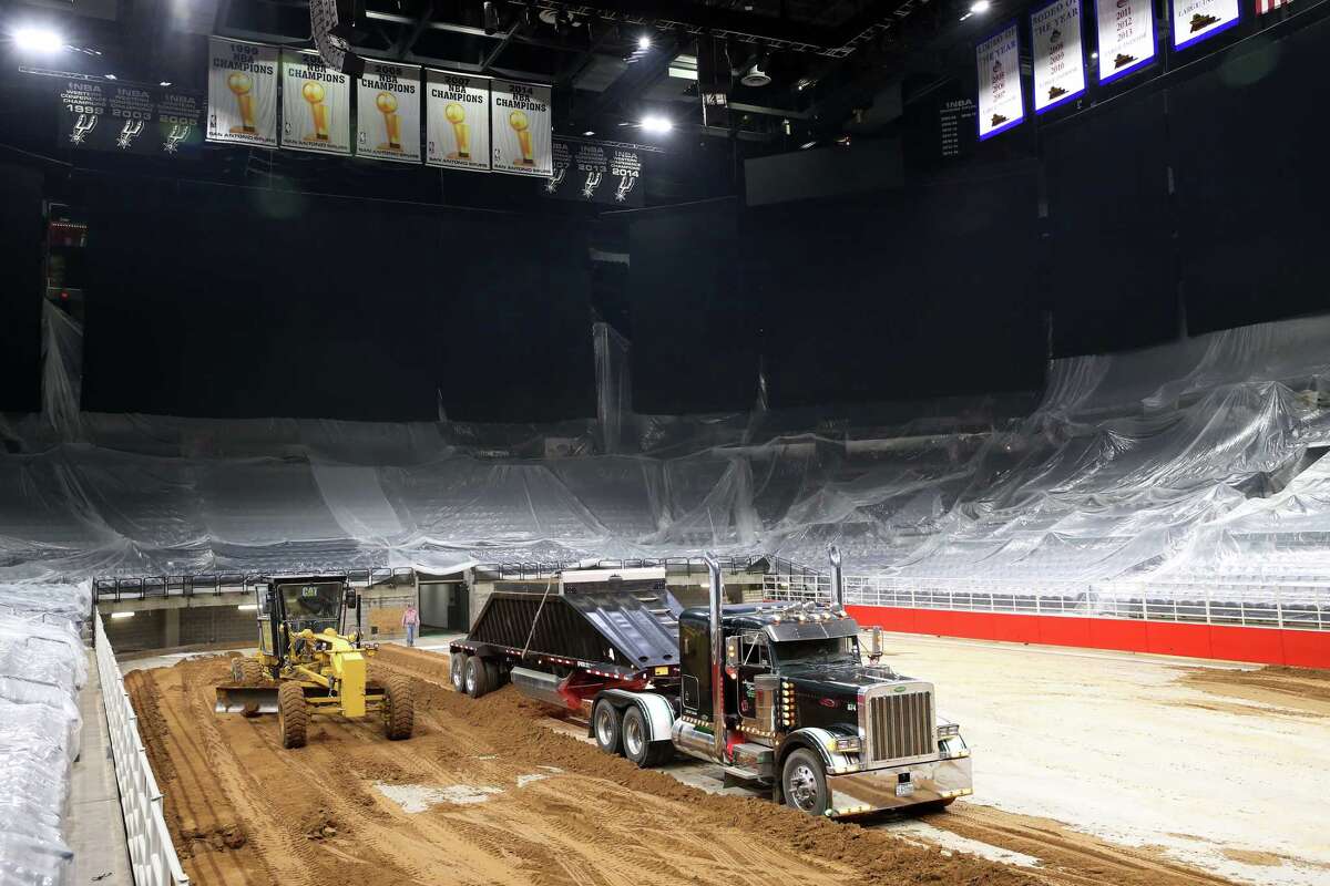 Here's how the AT&T Center is transformed for the San Antonio rodeo