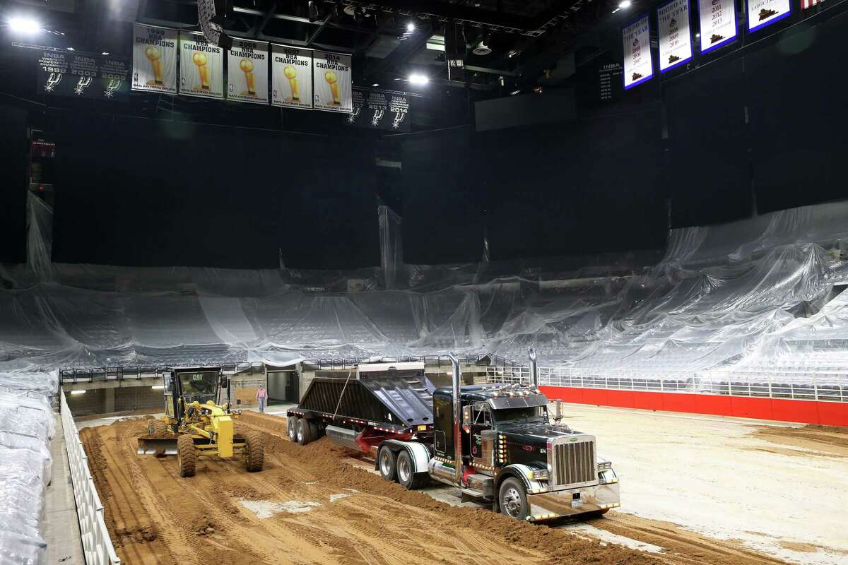 Here's how the AT&T Center is transformed for the San Antonio rodeo