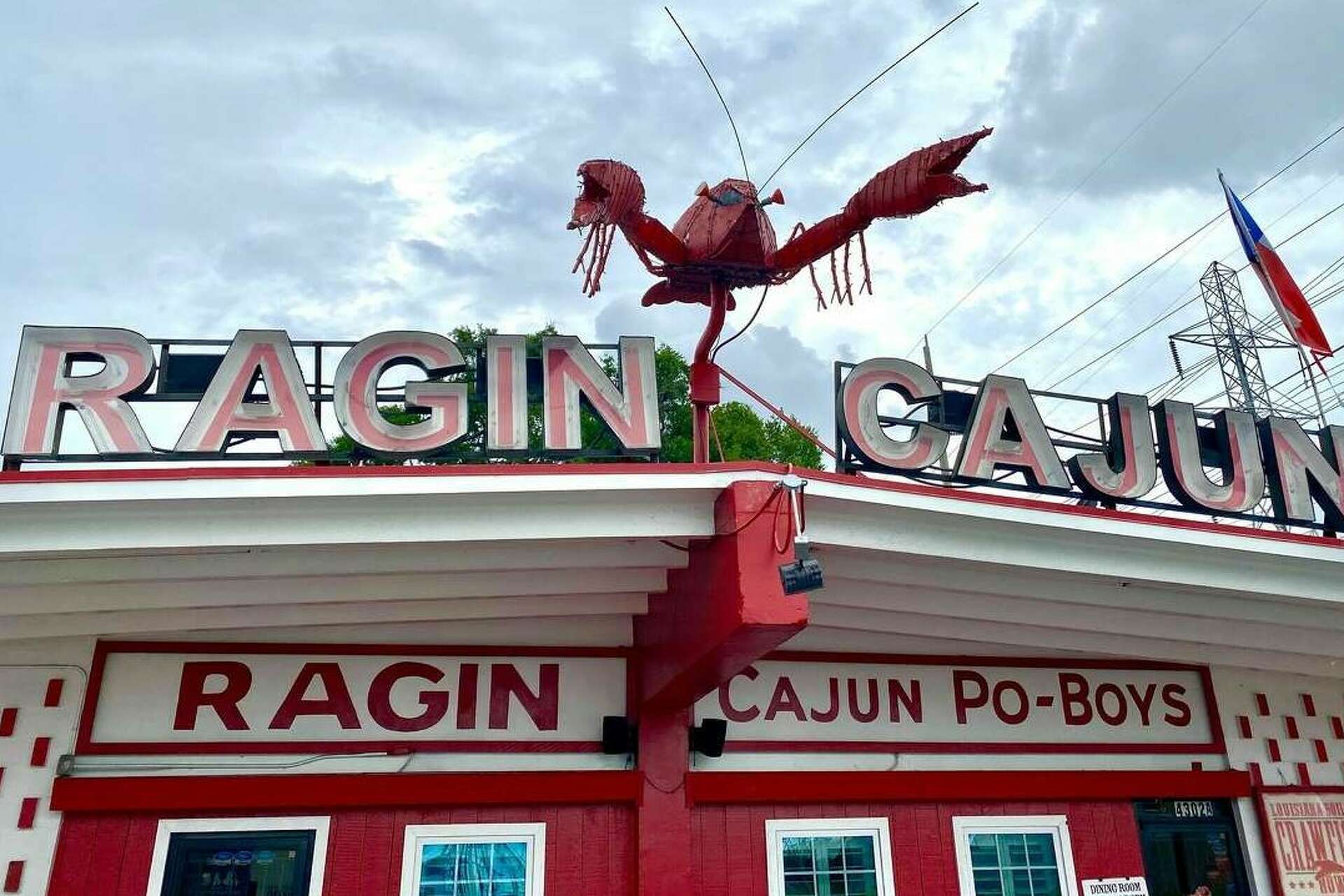 Inside Ragin' Cajun, Houston's oldest crawfish restaurant