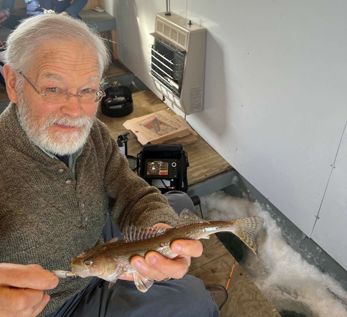 Outdoors columnist Steve Griffin experiences ice fishing at room temps