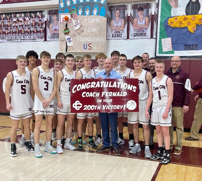 Cass City coach Fernald reflects on his 200th win as head coach