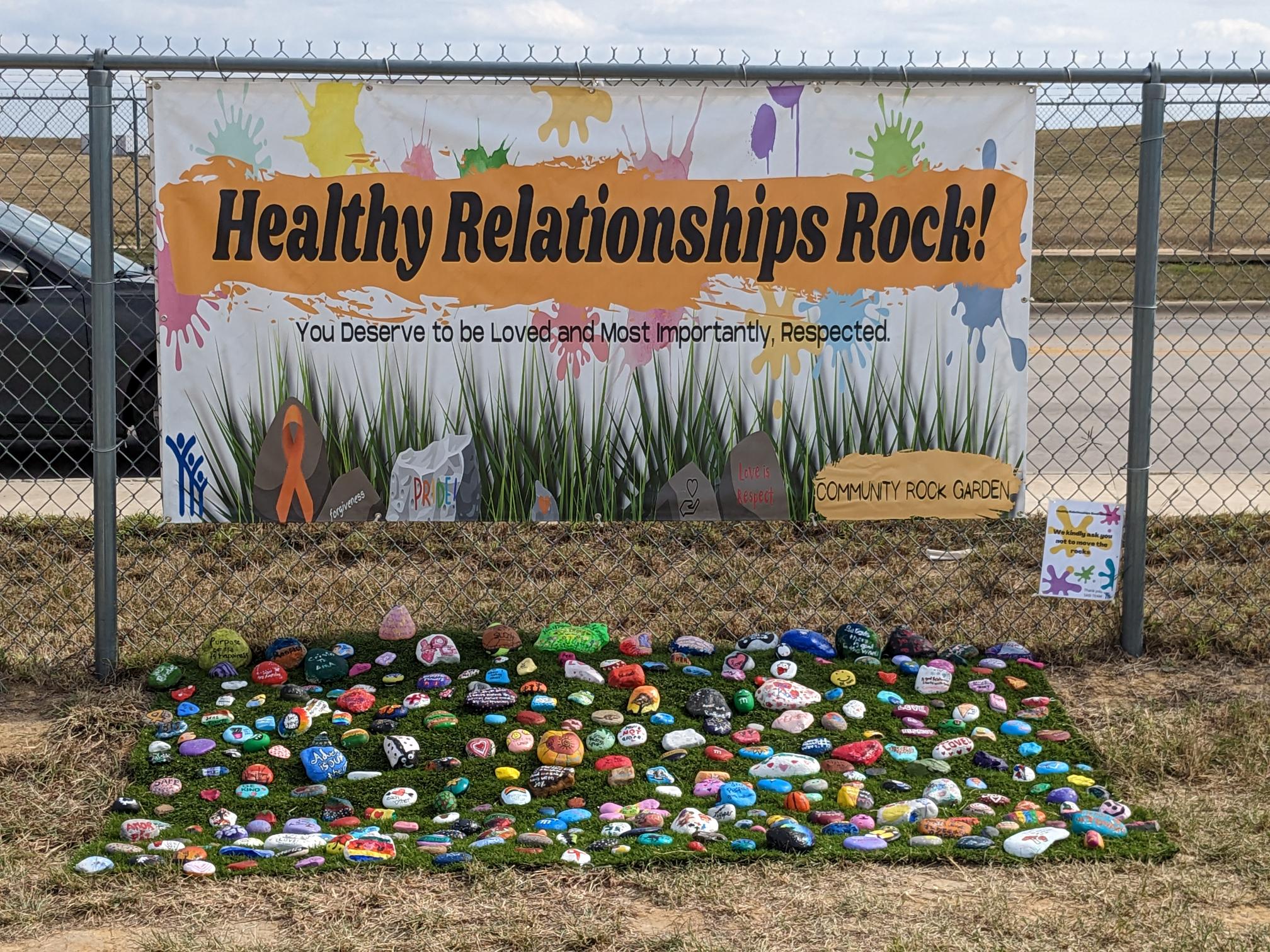 Laredo's Serving Children & Adults in Need unveils rock garden