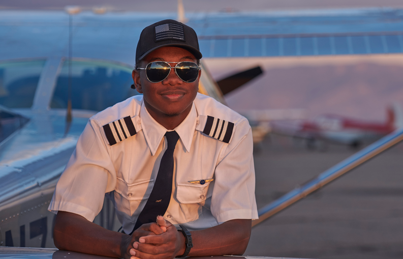 New Mexico's youngest African American pilot