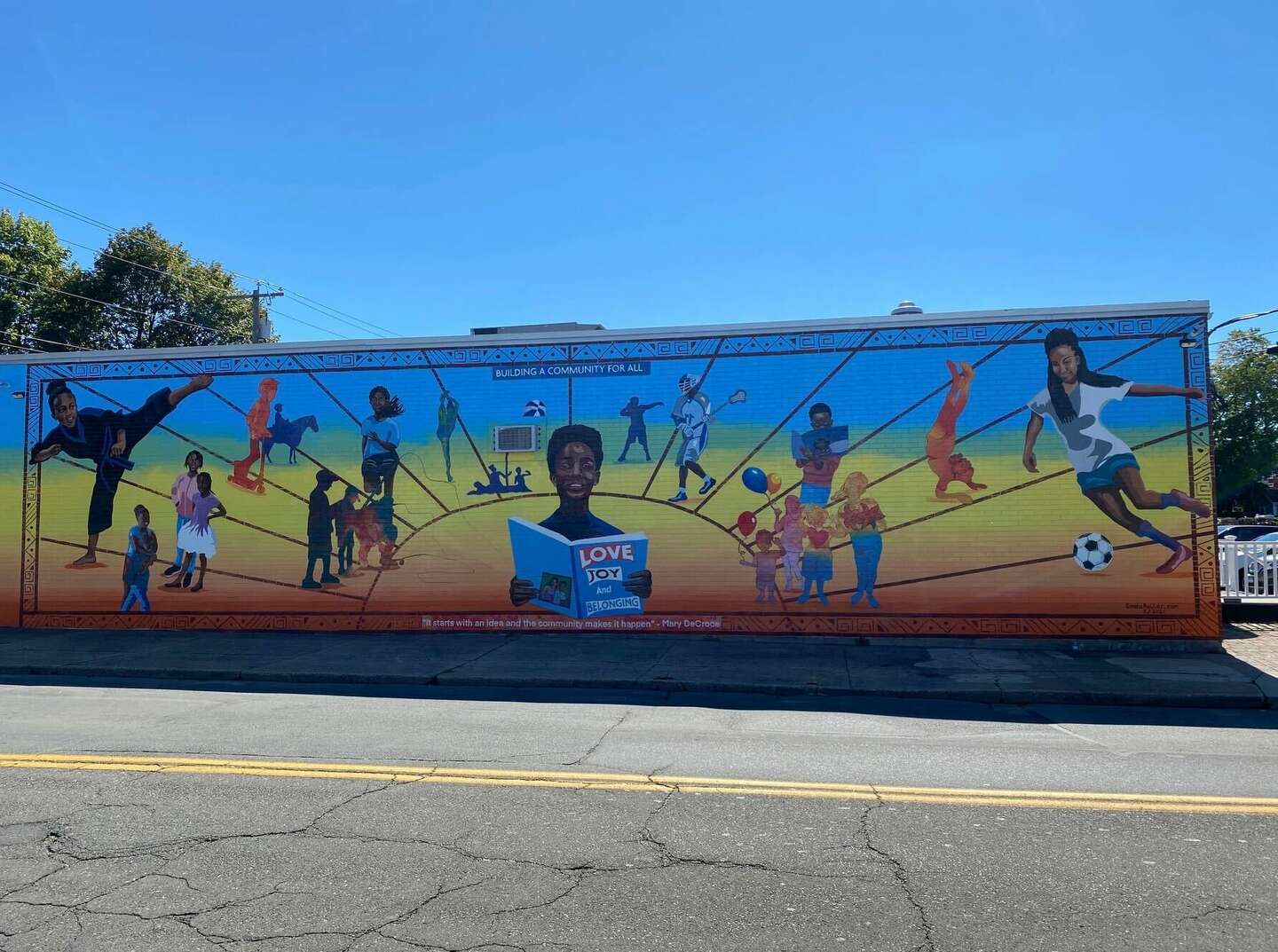 Removal of Southington's MLK39 Project mural begins