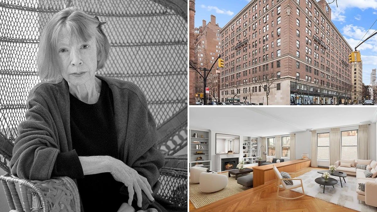 A New Chapter: Late Author Joan Didion's NYC Apartment Is Listed for $7.5M