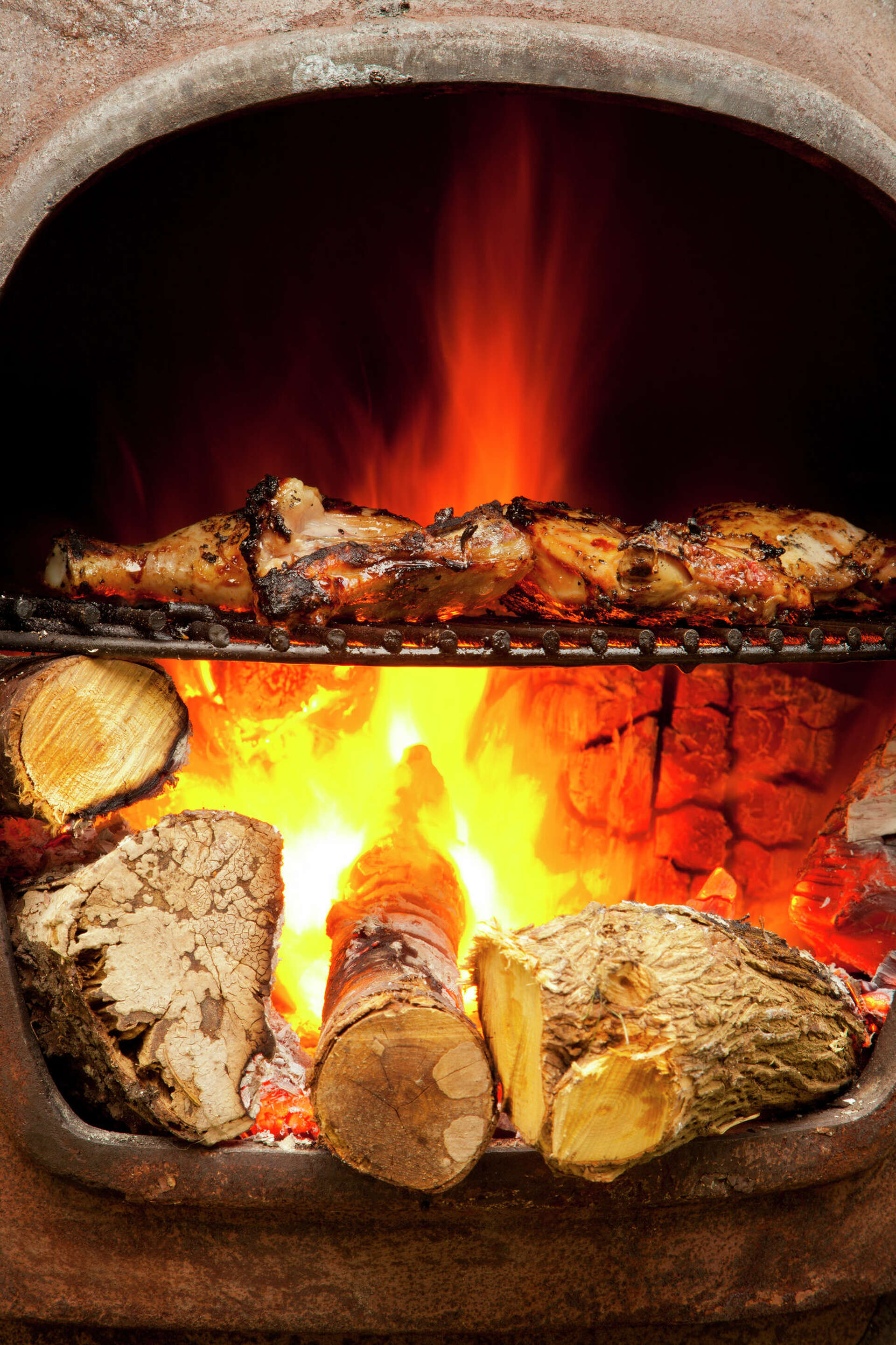 Chimineas are for keeping warm and cooking