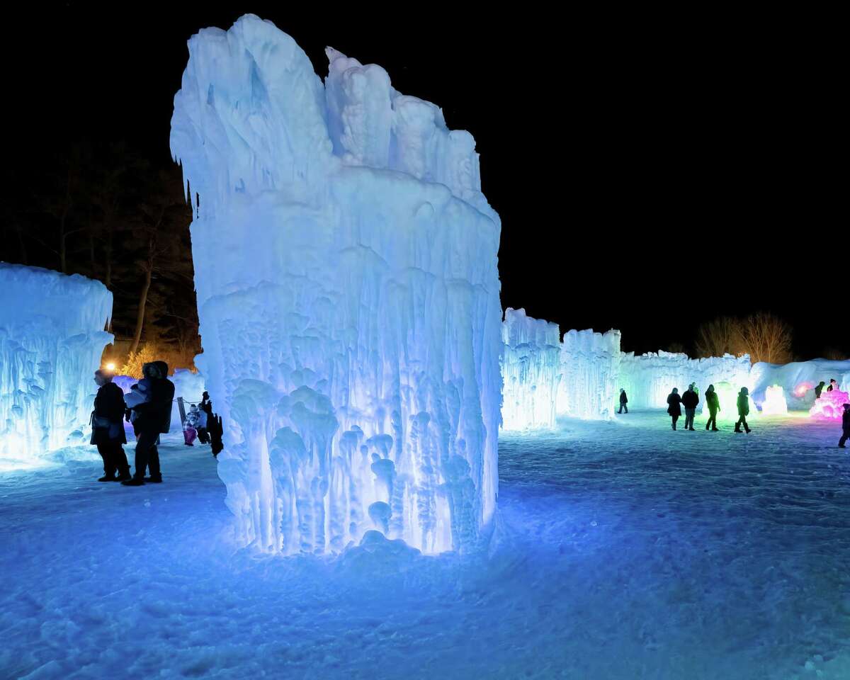 Lake George's Ice Castles are open